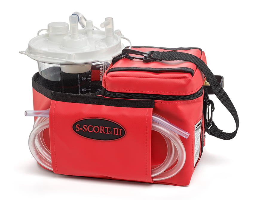 SSCOR, Inc. S-SCORT III Portable Suction Unit - Canister Options