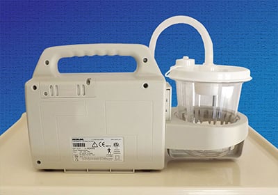 DUET Flat Back Hospital Aspirator, Hospital Portable Suction