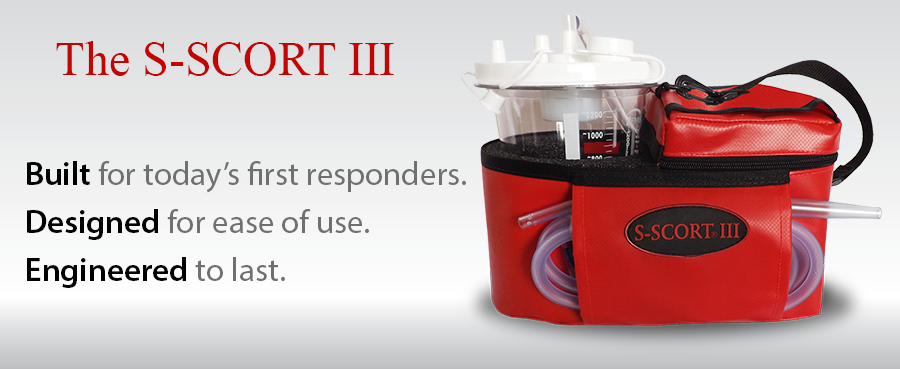 Portable EMS Suction Unit, Pediatric Suction, S-SCORT III