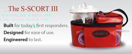 Portable EMS Suction Unit, Pediatric Suction, S-SCORT III